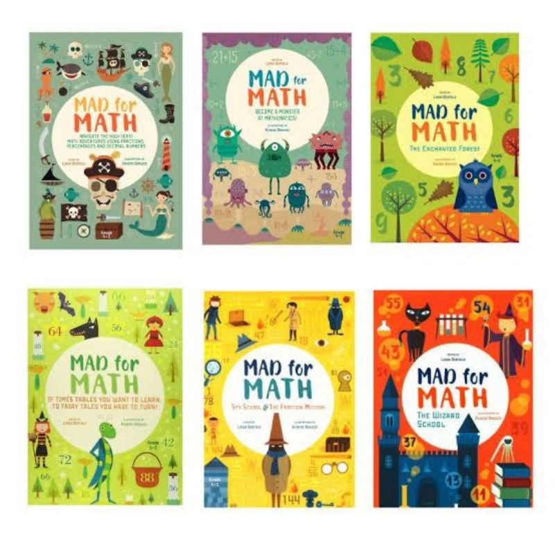 Jual Mad for Math Book Series - White Star Kids | Shopee Indonesia