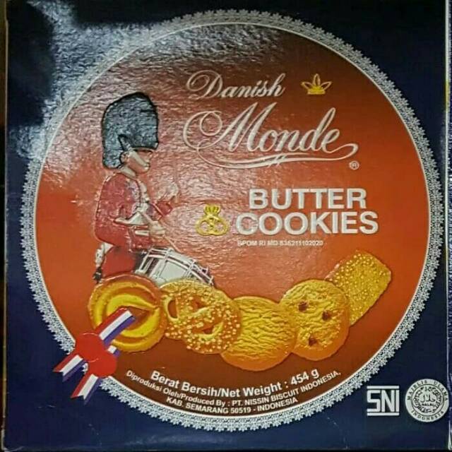 Jual Ter!!! Biskuit Monde Butter Cookies 454 Gr Kue Kaleng Lebaran ...