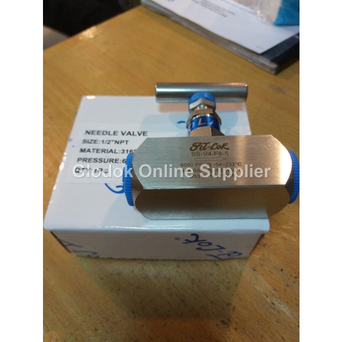 Jual New Ori 3/4 Inch Needle Valve Ss316 Fd-Lock 100 Original Bisa ...