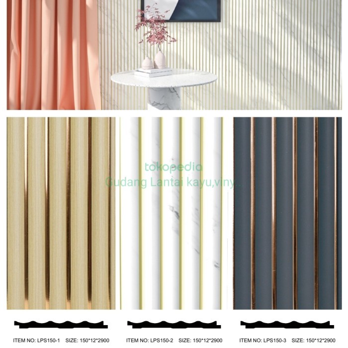 Jual Promo Wallpanel Laiv / Curved Series / Wpc Panel Dinding | Shopee ...