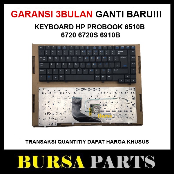 Jual Keyboard Laptop HP 6510B 6720 6720S 6910B (flexible bengkok ...