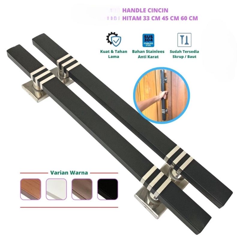 Jual termurah Handle pintu rumah minimalis stainless steel 33cm 45cm ...