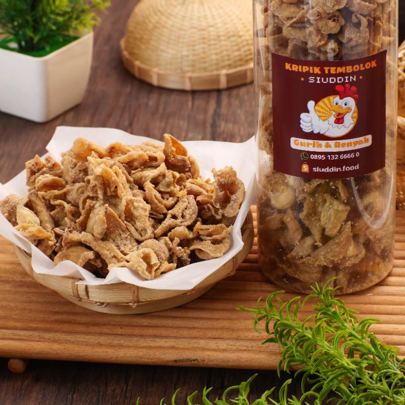 Jual Keripik Tembolok Ayam Crispy Keripik Usus Camilan Lauk Gurih Asin ...