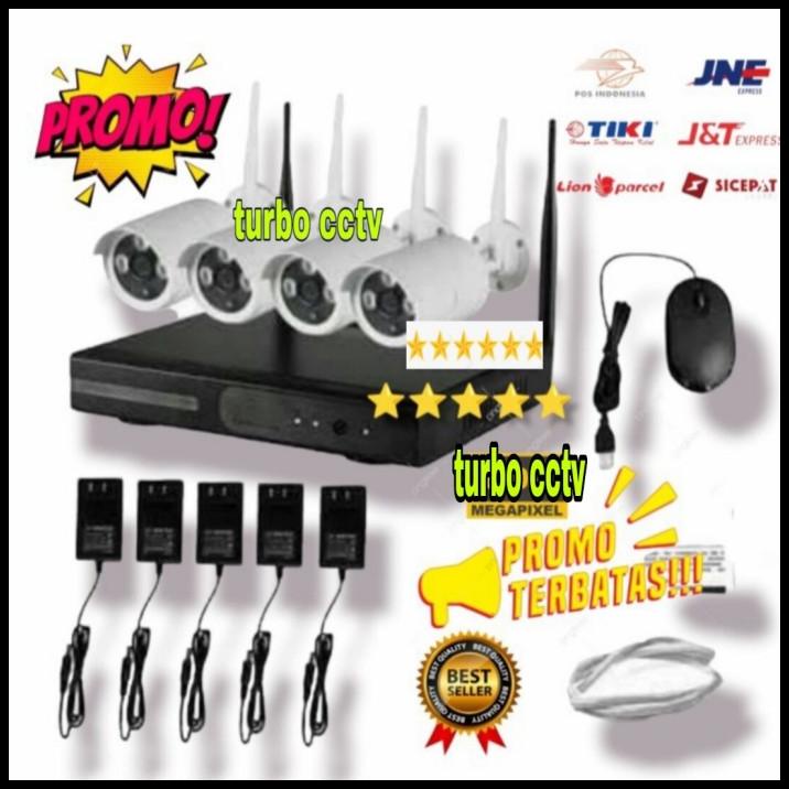 Jual Paket Cctv Ip Cam Nvr Kit Mic Audio 4Ch 5Mp Full Hd Plus Hdd 1Tb ...