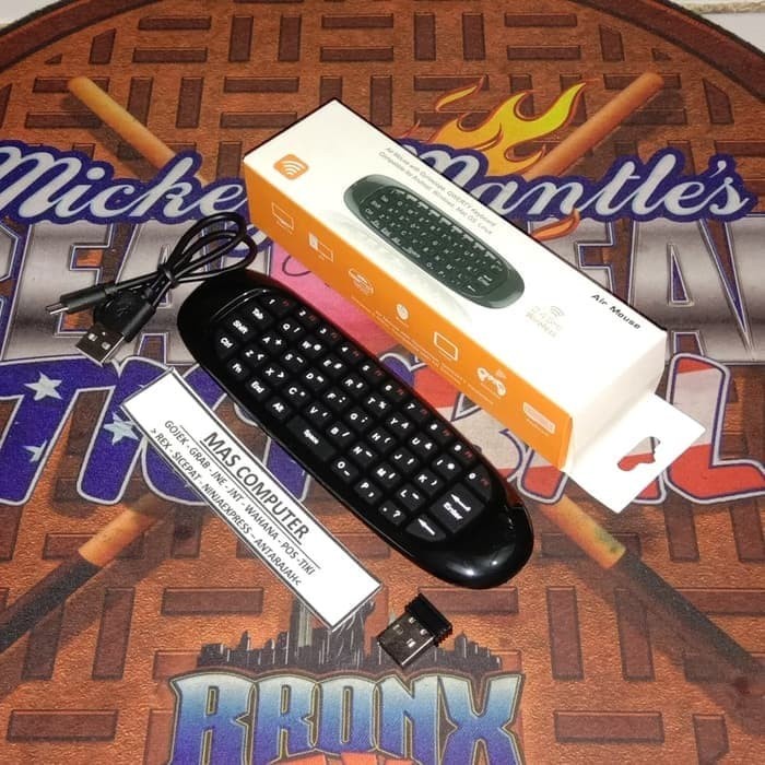 Jual AIR MOUSE GYROSCOPE REMOT KEYBOARD ANDROID TV MINI WIRELESS 2.4GHZ ...