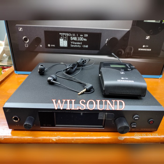 Jual Sennheiser Ew Iem G4 Original Wireless In Ear Monitoring System ...