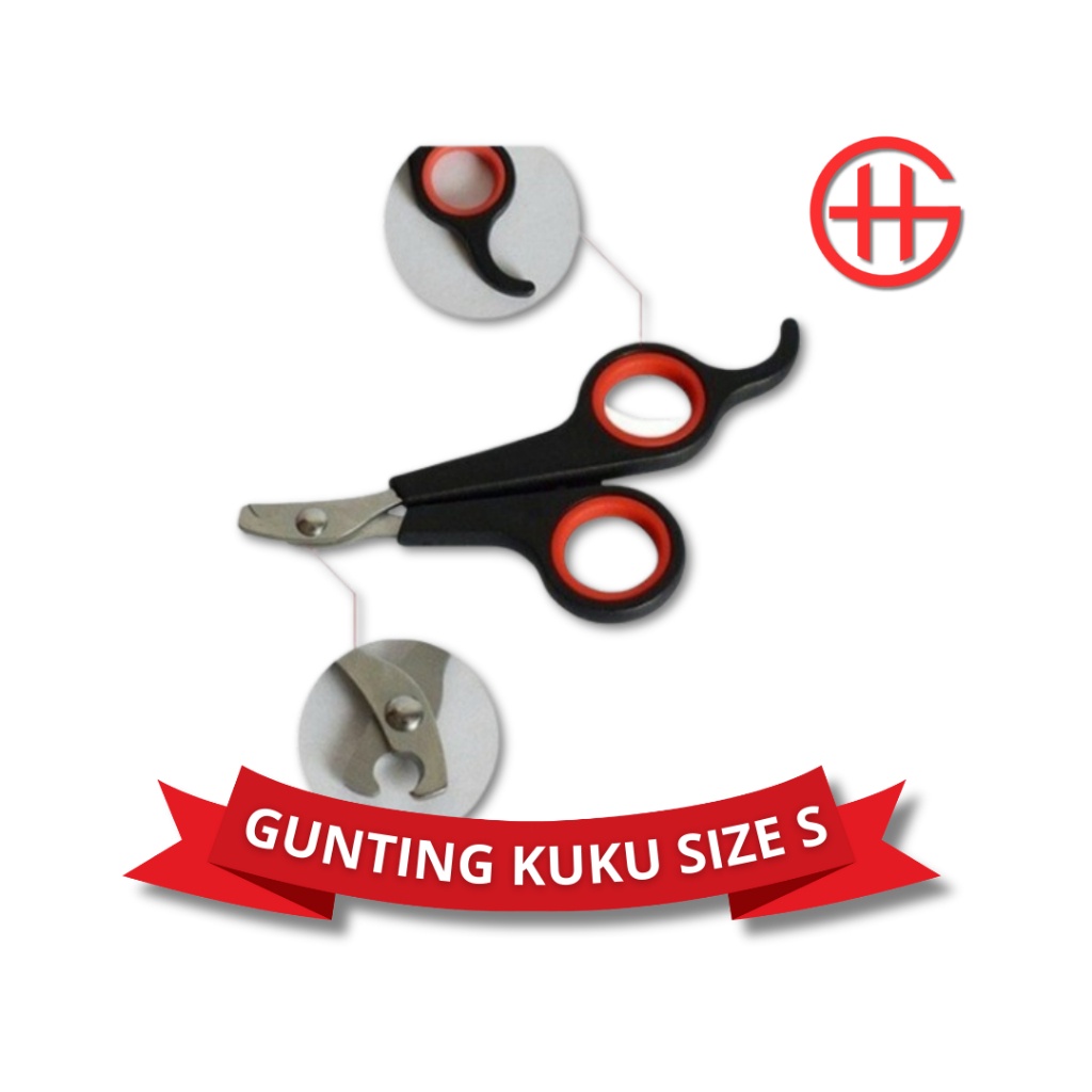 Jual GH GUNTING KUKU SIZE S Kucing & Anjing | Alat Grooming Hewan ...