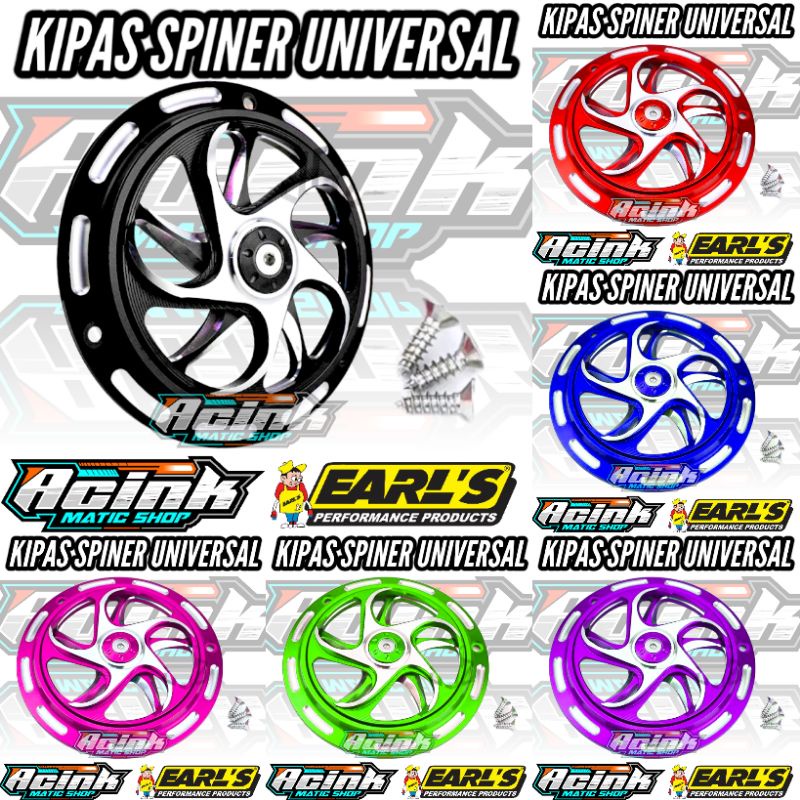 Jual SPINER COVER KIPAS FULL CNC UNIVERSAL BEBEK MATIC FIZ R HONDA MIO ...
