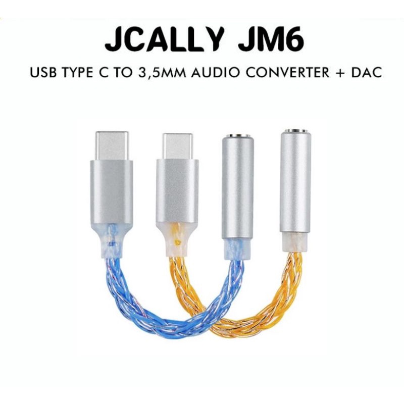 Jual Jcally JM6 DAC free hf Copper | Shopee Indonesia