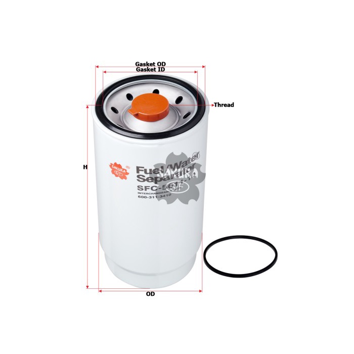 Jual New Sakura Water Separator Filter Sfc-5611-10 Hd 785 Terbaru ...