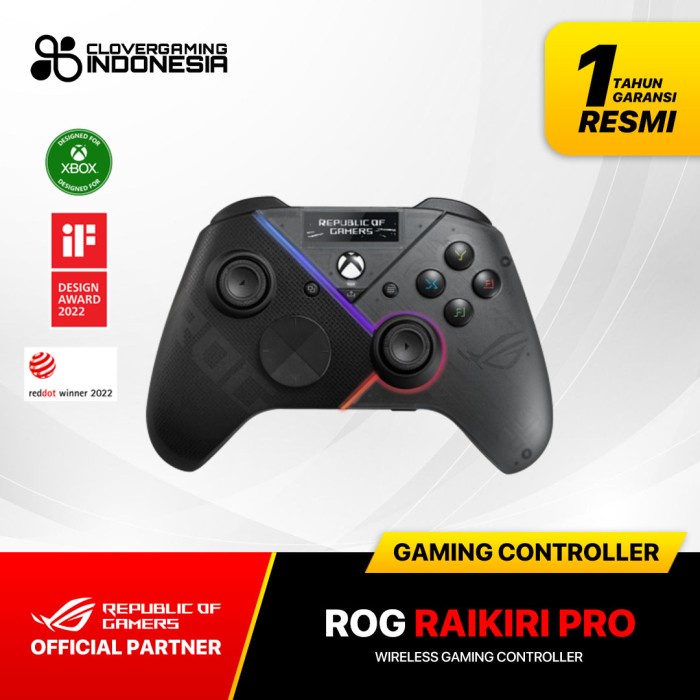Jual Hawas Asus Rog Raikiri Pro Wireless Gamepad Multiplatform Xbox ...