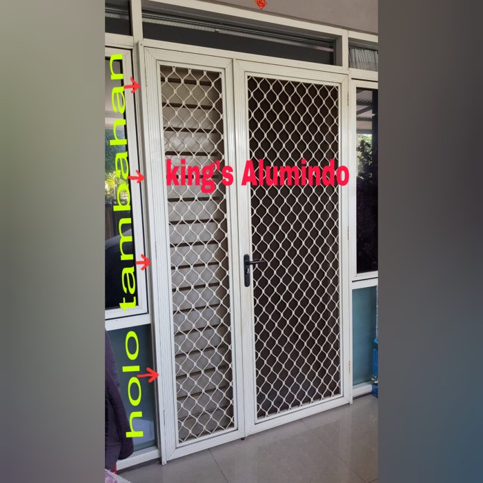 Jual PINTU EXPANDA ALUMINIUM KAWAT NYAMUK / PINTU EXPANDA | Shopee ...