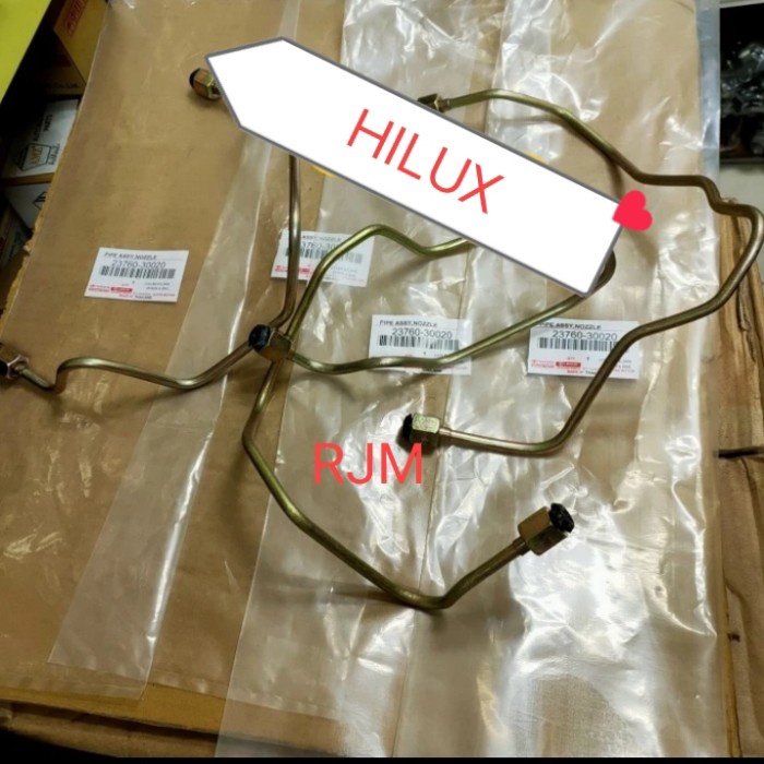 Jual PIPA NOZZLE INJECTOR TOYOTA HILUX 2500CC INNOVA DIESEL 1SET 4PCS ...