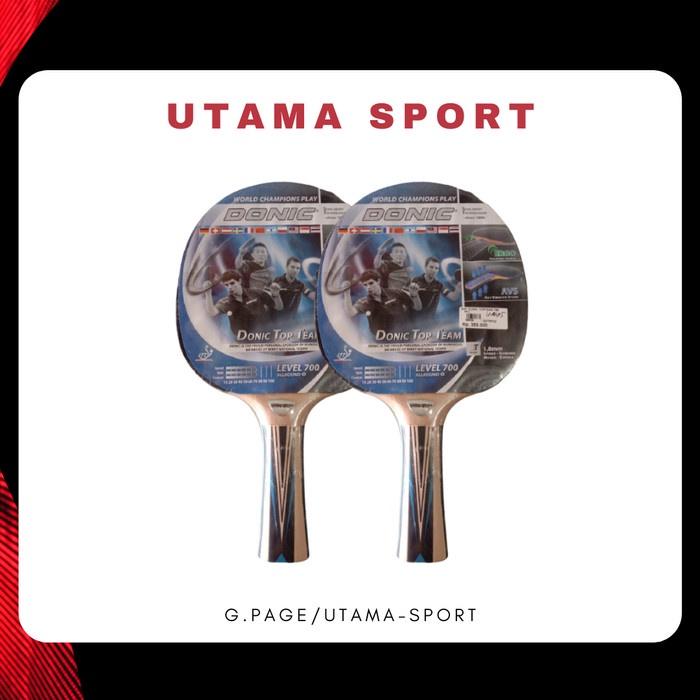 Jual [New] Bat Pingpong Tenis Meja Merek Donic Top Team Level 700 Berkualitas | Shopee Indonesia