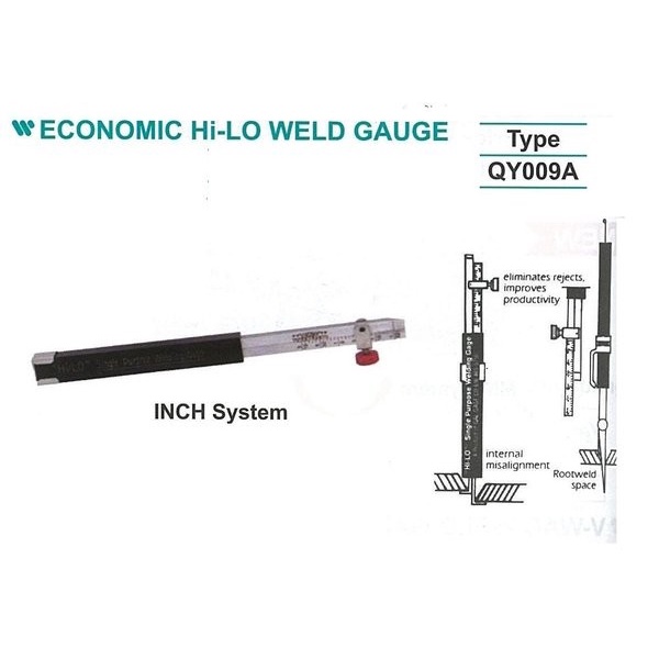 Jual [Original] Economic Hi-Lo Weld Gauge Inch System - Wipro Qy009A ...