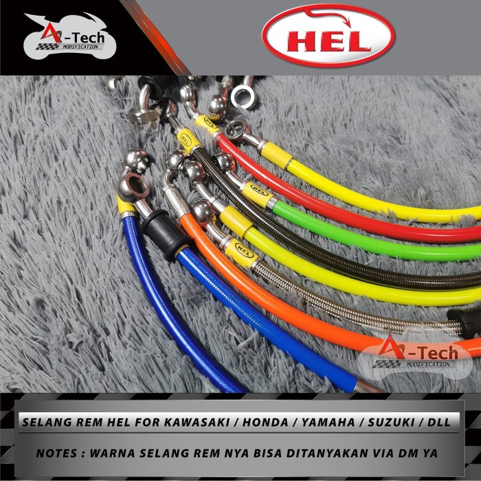 Jual Selang Rem Hel Kawasaki ZX25R Non ABS Ready Stok Warna Lengkap ...