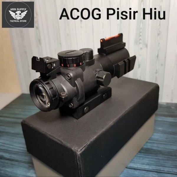 Jual Acog Shark Fin Pisir Zoom Scope Hiu 4x33mm Trijicon Bushnell ...