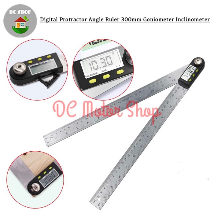 Jual Digital Protractor Angle Ruler Goniometer Inclinometer Penggaris ...