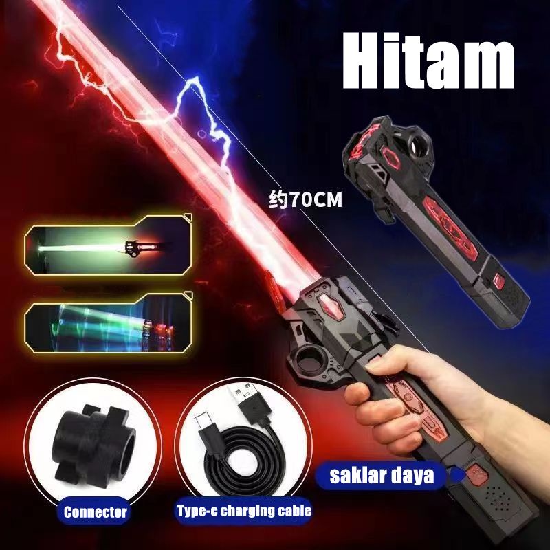 Jual Mainan Lightsaber Star Wars 2in1 Cool Pedang 7 Warna Lampu Laser ...