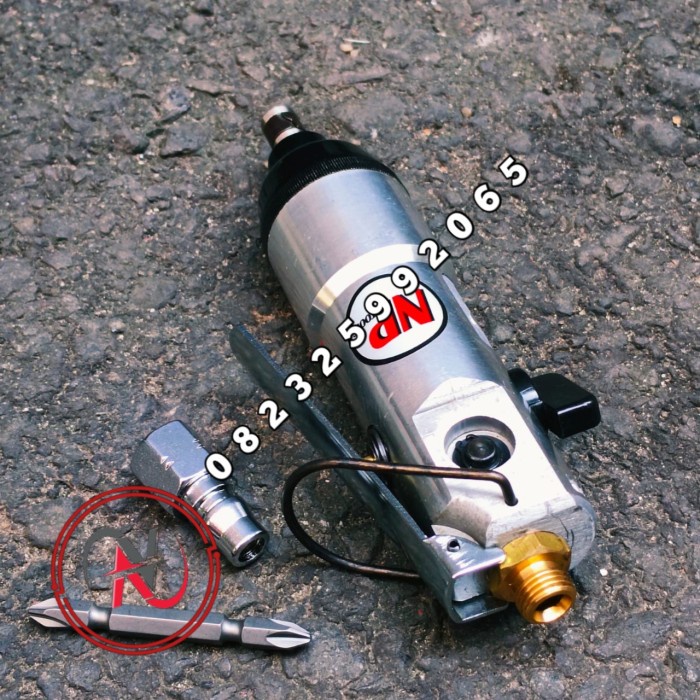 Jual Ori Mesin Bor Obeng Angin Mini 1/4 Air Impack Screw Driver Mesin ...