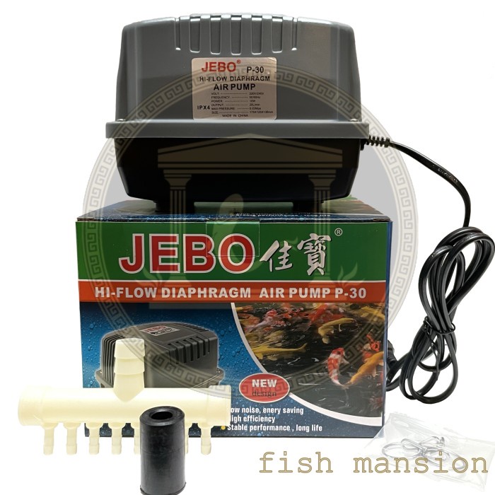 Jual Original Jebo Hi Flow Diaphragm Air Pump P-30 Pompa Diafragma P30 ...