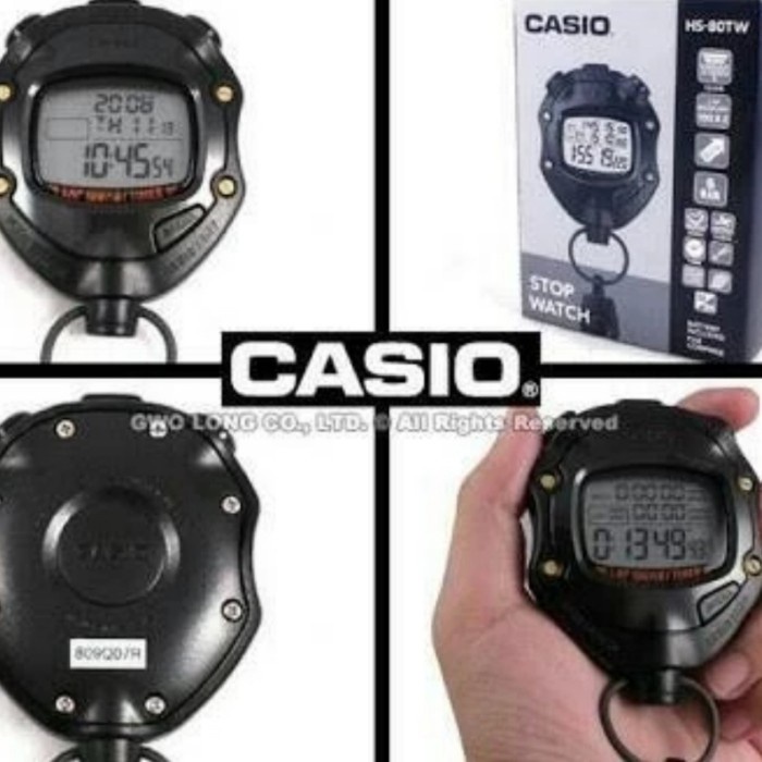 Jual mit Stopwatch Casio HS 80 - Alat Pengukur Waktu | Shopee Indonesia
