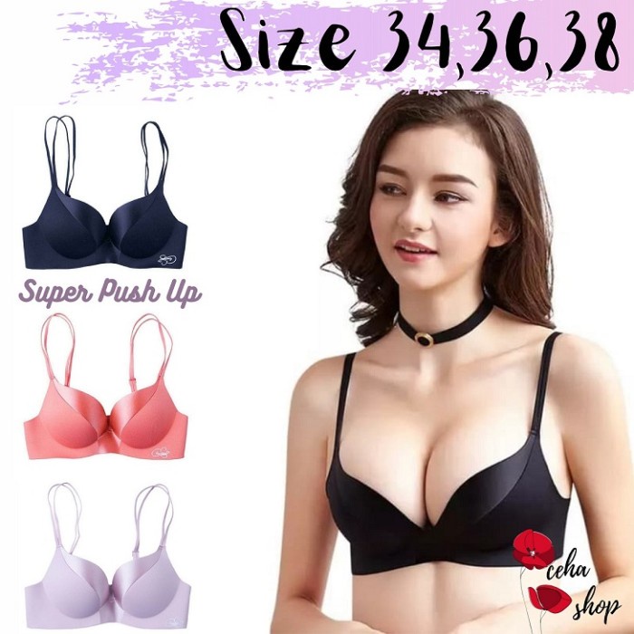 Jual PUSH UP BRA / BRA TANPA KAWAT / SEAMLESS BRA / WIRELESS BRA | Shopee Indonesia