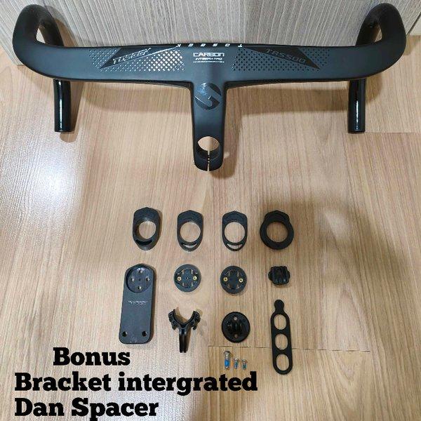 Jual Handlebar TOSEEK TR5500 Integrated Carbon Dropbar Stang Roadbike ...