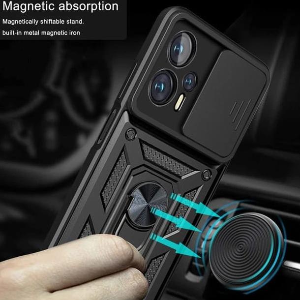 Jual Casing Poco F5 Armor Defence Series Ring Cover | Shopee Indonesia
