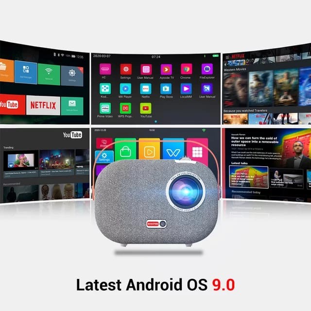 Jual BYINTEK K16 MINI 3D 4K SMART ANDROID PORTABLE PROJECTOR | Shopee ...