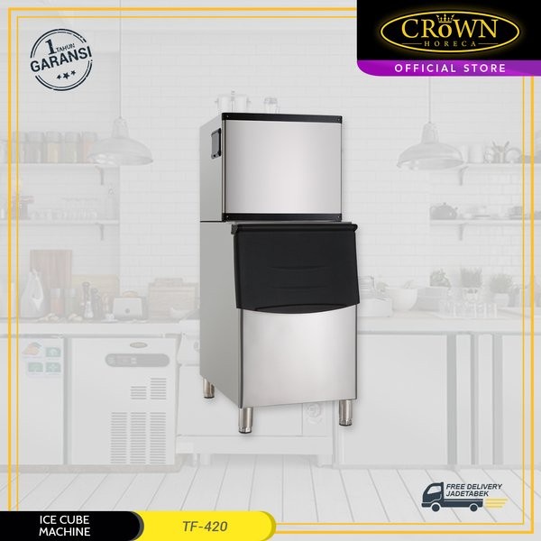 Jual ICE CUBE MACHINE (MEMBUAT ES BATU 191KG/HARI) TIPE TF-420 CROWN ...