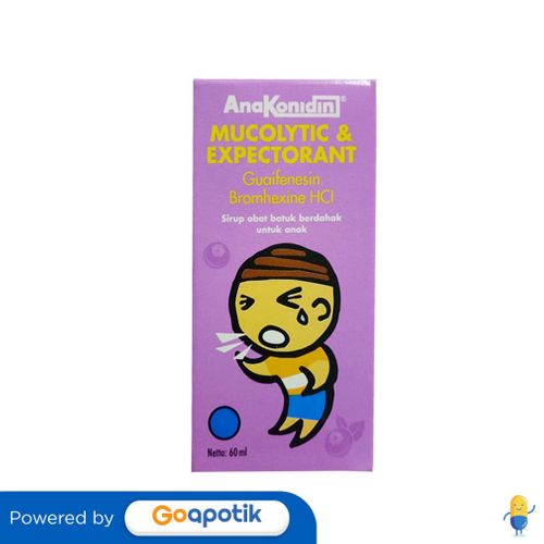 Jual ANAKONIDIN MUCOLYTIC & EXPECTORANT SYRUP 60 ML | Shopee Indonesia