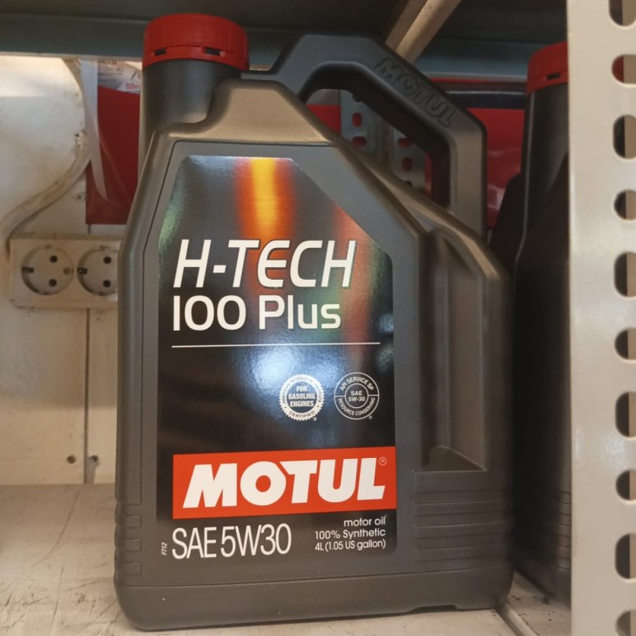 Jual [New] Oli Motul Hi Tech 100 Plus Sae 5W-30 Api Sp 4L Original Bisa ...