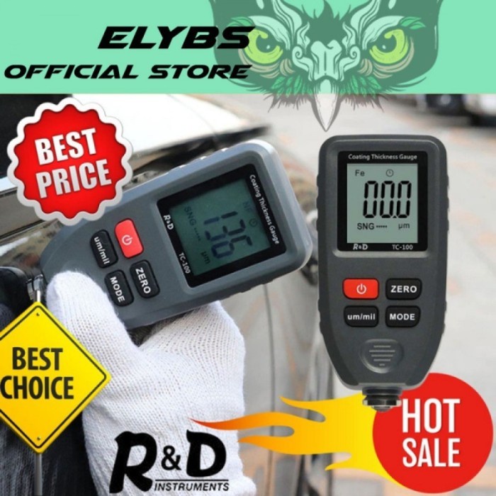 Jual {GrandShop} Coating Thickness Gauge Alat Ukur Tester Ketebalan Cat ...