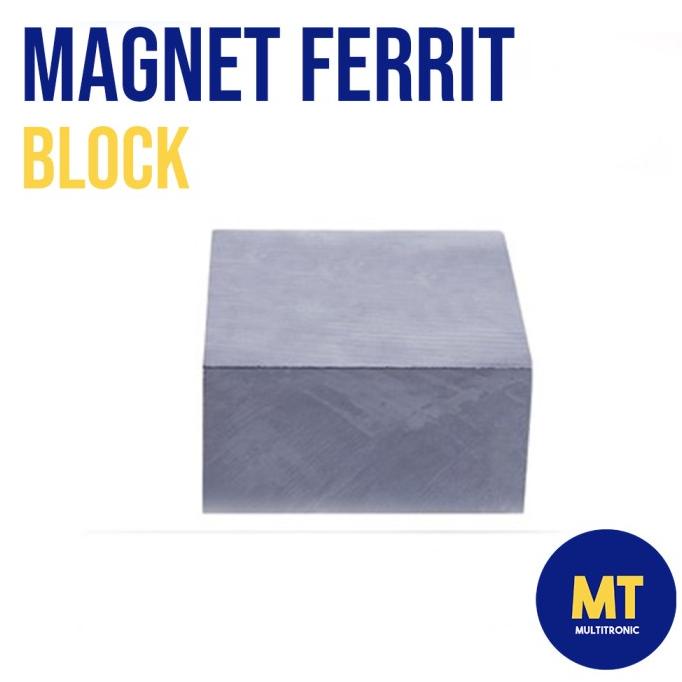 Jual Magnet Ferrite Permanent BLOCK shape - | Shopee Indonesia