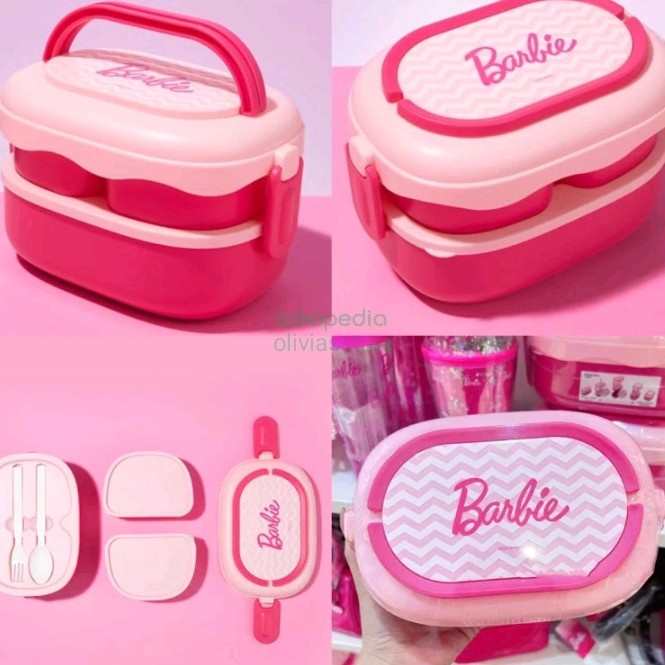 Jual Lunch Box Kotak Makan Miniso Barbie Miniso X Barbie Singapore ...