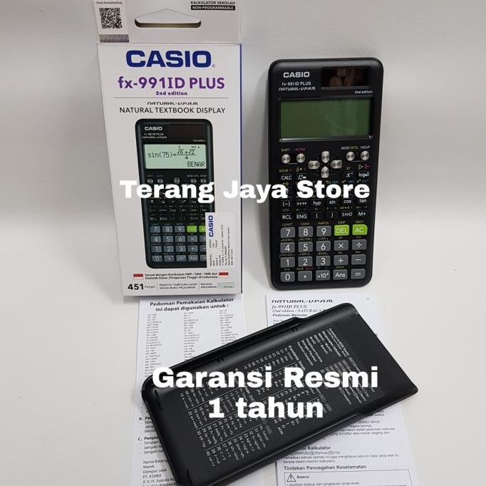 Jual Kalkulator Scientific Casio FX-991 ID Plus 2nd Edition Casio FX991 ...