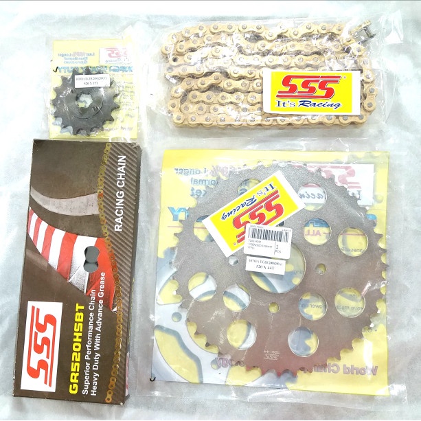 Jual [Baru] Gearset Sss Tiger 200Cc Tipe 520 / Girset / Gear Set Sss ...