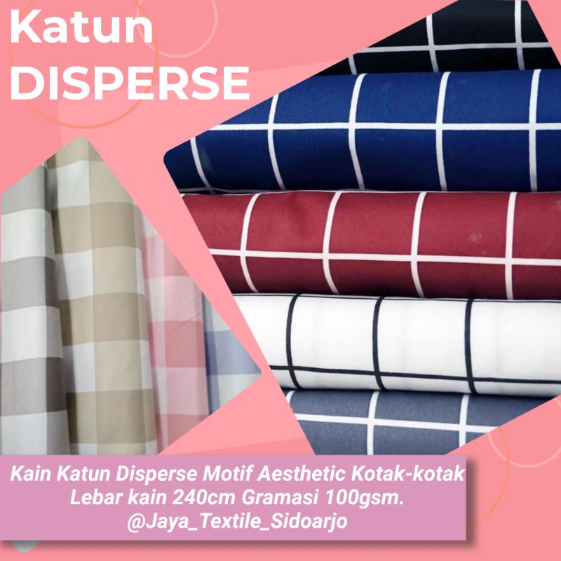 Jual KAIN BAHAN SPREI METERAN MOTIF KOTAK-KOTAK | Shopee Indonesia