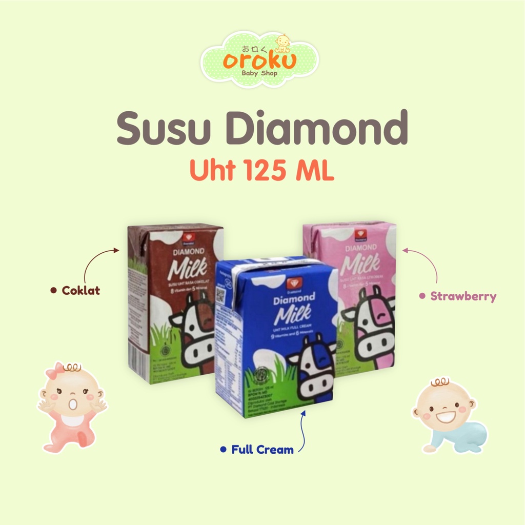 Jual SUSU DIAMOND UHT 125ML 1PCS | Shopee Indonesia