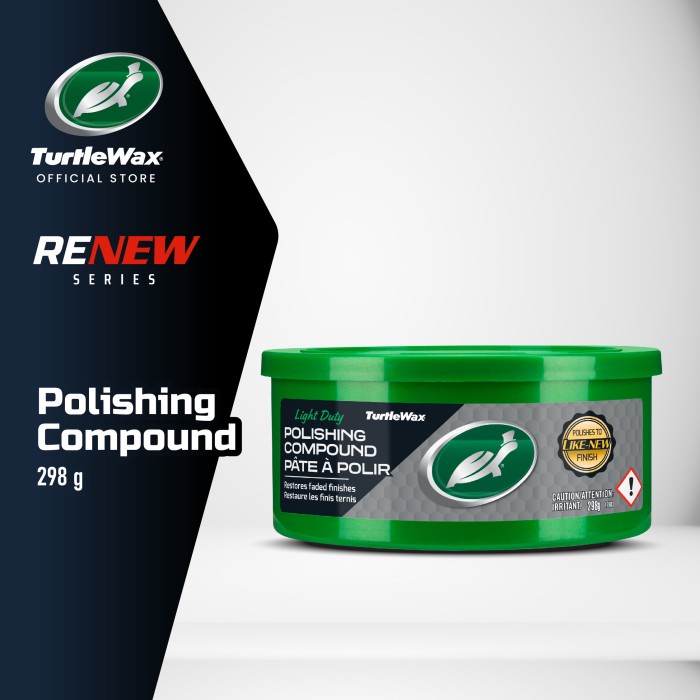 Jual Turtle Wax Polishing Compound Pasta Penghilang Baret Halus 298 g ...