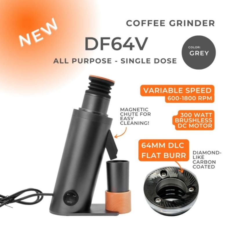 Jual DF64V Variable Speed single dose coffee grinder - penggiling kopi ...