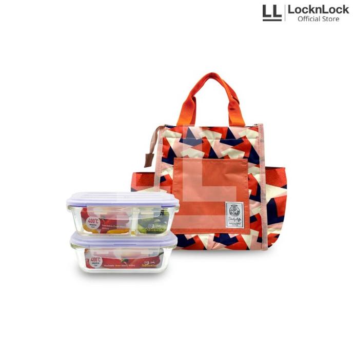 Jual LocknLock - Exclusive Stackable Oven Glass Container (Dengan Tas ...