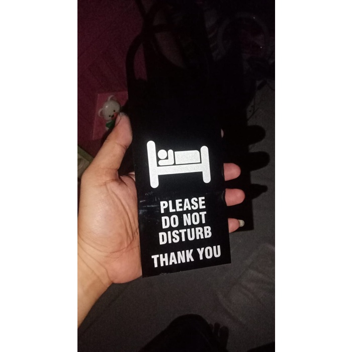 Jual Promo sign aklirik please do not disturb thank you / gantungan ...