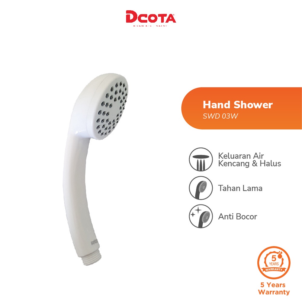 Jual Dcota Hand Shower / Shower Mandi SWD 03 W | Shopee Indonesia