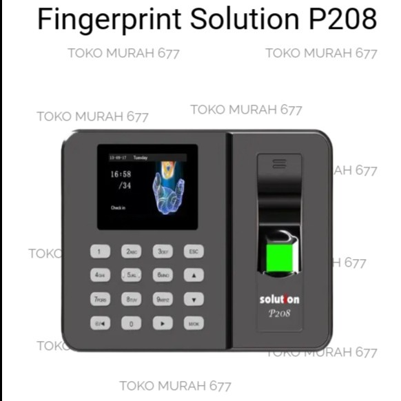 Jual Hayer- Mesin Absen Fingerprint Solution P208 | Shopee Indonesia