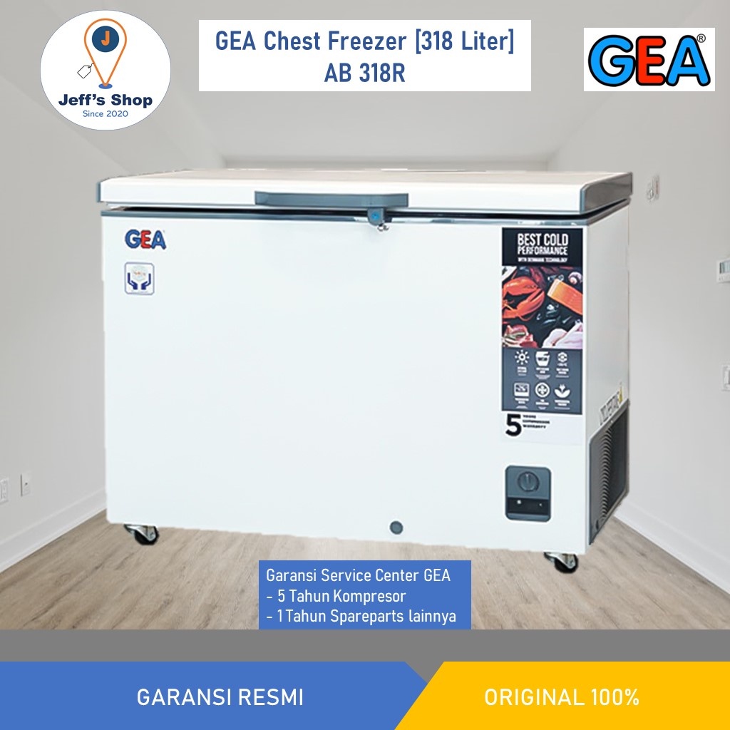 Jual GEA Chest Freezer / Box Freezer [318 Liter] AB 318 R | Shopee ...