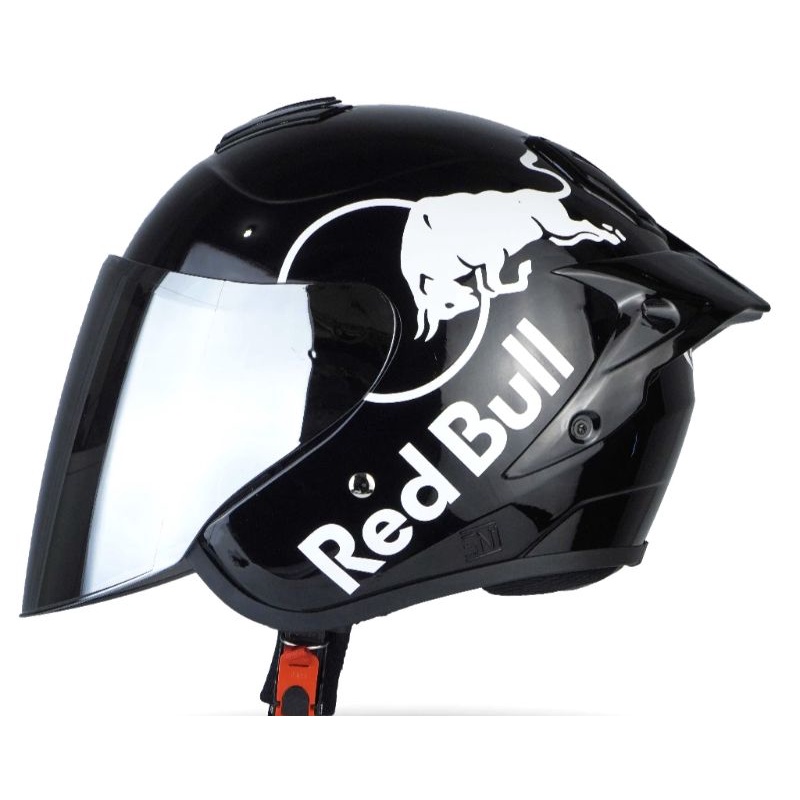 Jual HELM VENUS RR 15 PAKET GANTENG LEOPARD DAN RED BULL | Shopee Indonesia