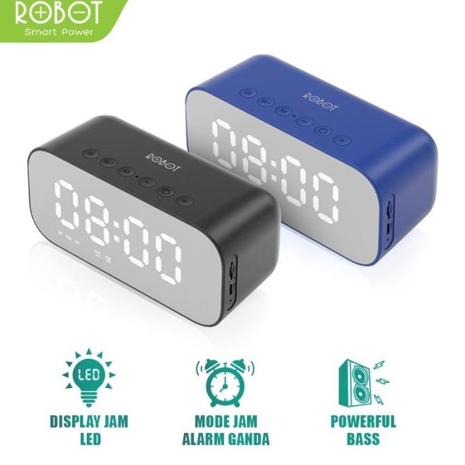 Jual SPEAKER JAM ALARM Bluetooth LED Digital HD BASS ROBOT RB560 ACOME A5 | Shopee Indonesia