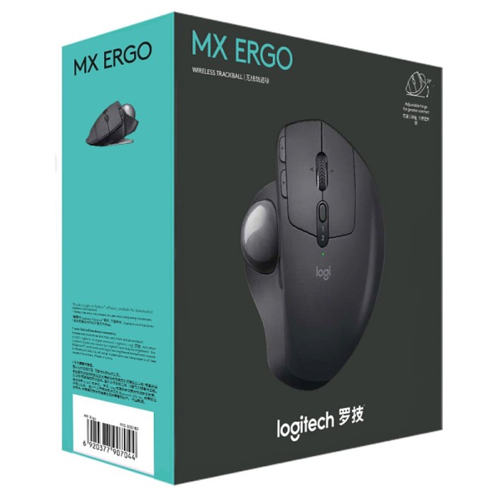 Jual Logitech MX Ergo Mouse Wireless Bluetooth Trackball Mouse | Shopee ...